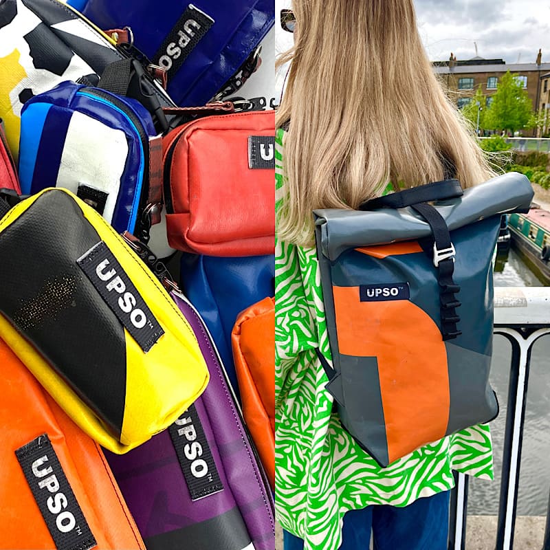 UPSO Bags - Unique Truck Tarp Bags Made in the UK